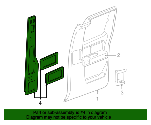 2000-2007 GM Water Deflector 15047591 | Auto Parts Express