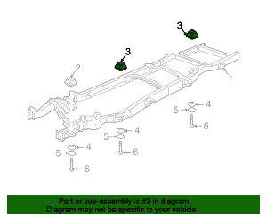 25741484 GM Body Mount Cushion | GM Parts Store