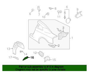 2009-2024 Nissan GT-R Stone Guard - Driver's Side (LH) 78817-JF00B ...