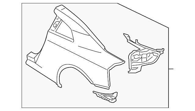 2017-2023 Nissan GT-R Quarter Panel GHA00-6AVMA | Nissan Parts Plus
