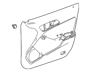 117-720-72-00-3D16 - Door Trim Panel 2014-2019 Mercedes-Benz | Mercedes ...