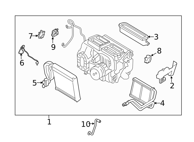2019-2020 Nissan Altima Drain Hose 92590-6CA0B | TascaParts.com