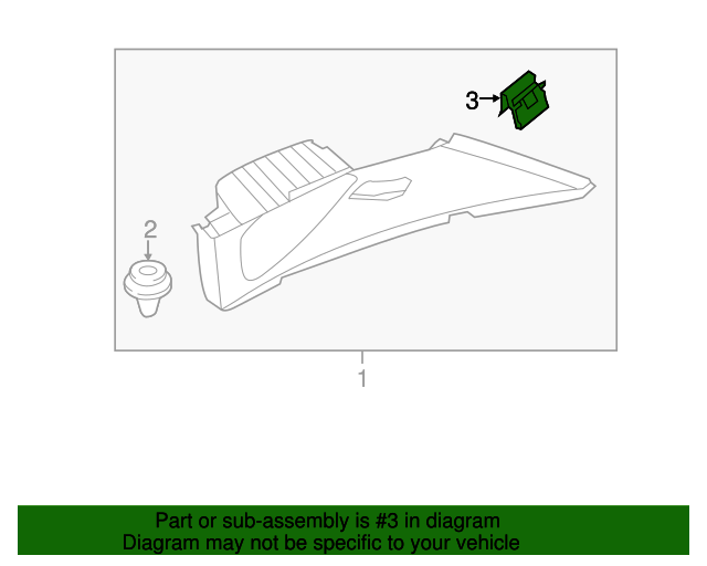 2007-2017 Hyundai Lower Center Pillar Trim Clip 85784-26000 | OEM Parts ...