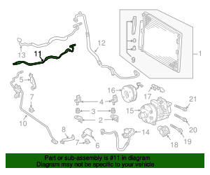 88716-35650 - Liquid Line 2003-2004 Lexus GX470 | AutoNationParts.com