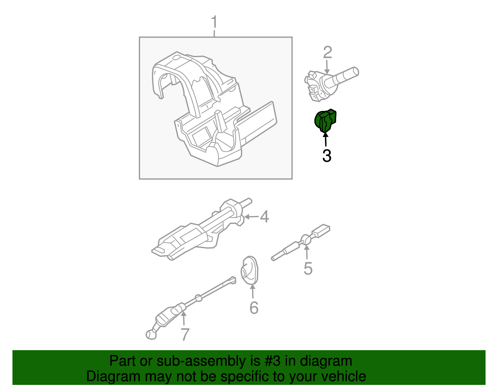 SW-6958- - Switch Assembly - Ignition | Eastgate Ford Parts