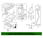 2017-2023 Porsche Drain Plug PAF-911-679 | Sunset Porsche Parts