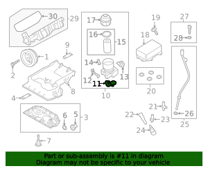 2017-2024 Porsche Oil Filter Housing Gasket PAB-115-441 | OEM Parts Online