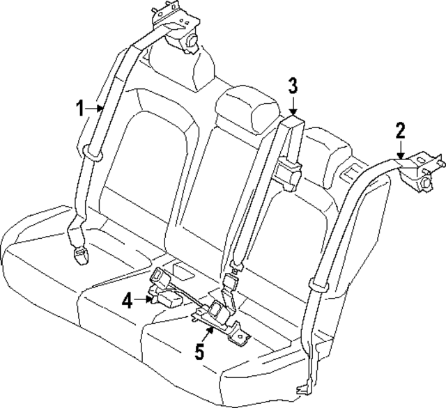 2024 Hyundai Buckle 898J0-BE000-NNB | OEM Parts Online