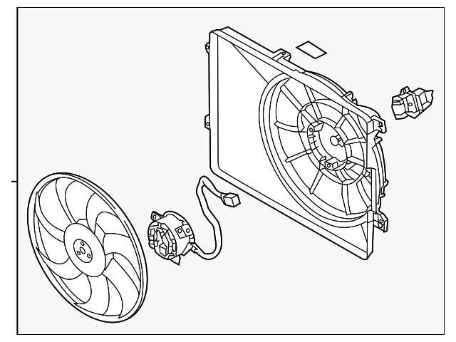 25380-2S000 - Fan Assembly 2011-2016 Kia Sportage | Kia.Parts Store