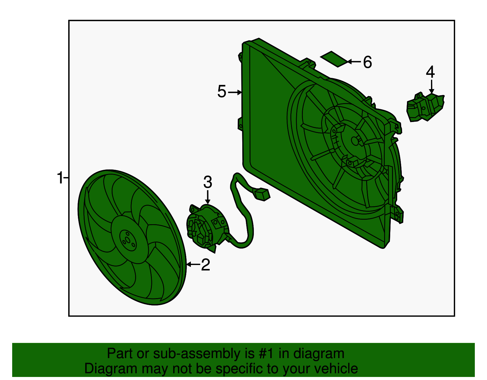 2011-2016 Kia Sportage | Fan Assembly | 25380-2S000 | Kia Auto Parts