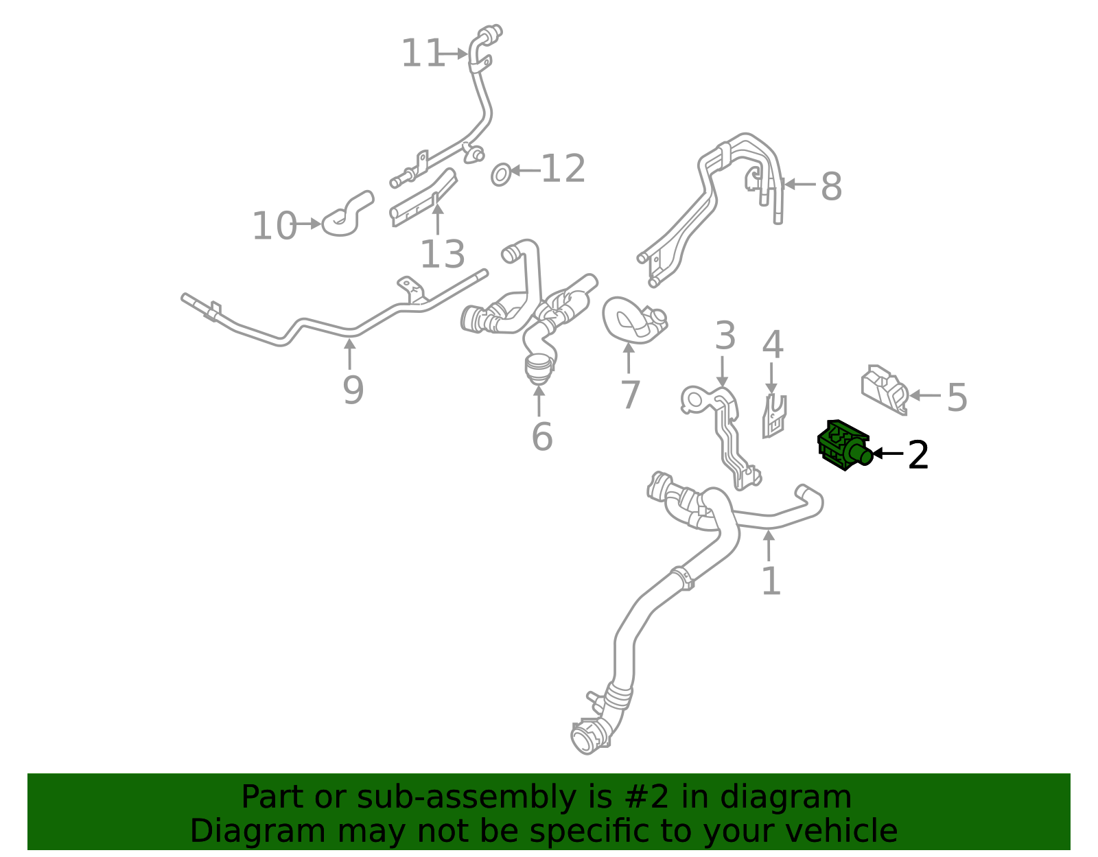 06H-121-601-P - Auxiliary Pump 2015-2024 Audi | Audi OEM Parts