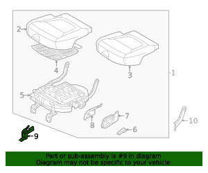 89663-CW000-NNB - Track End Cap - 2022-2023 Hyundai Tucson | World OEM ...