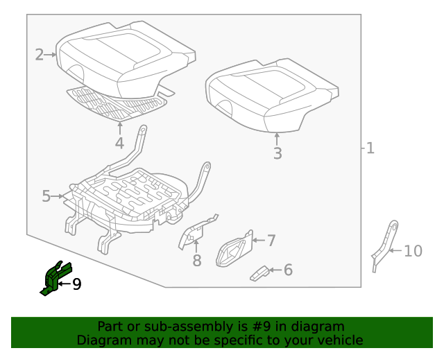 89663-CW000-NNB - Track End Cap - 2022-2023 Hyundai Tucson | World OEM ...