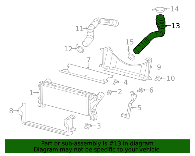 2019-2023 Ram Duct 68417829ac | TascaParts.com