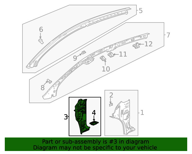 2020-2024 Buick Encore GX F Reinforcement 42706731 GM | GMPartsDirect.com