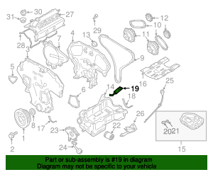 2002-2019 Nissan Engine Oil Pan Gasket 15066-ZL80B | TascaParts.com
