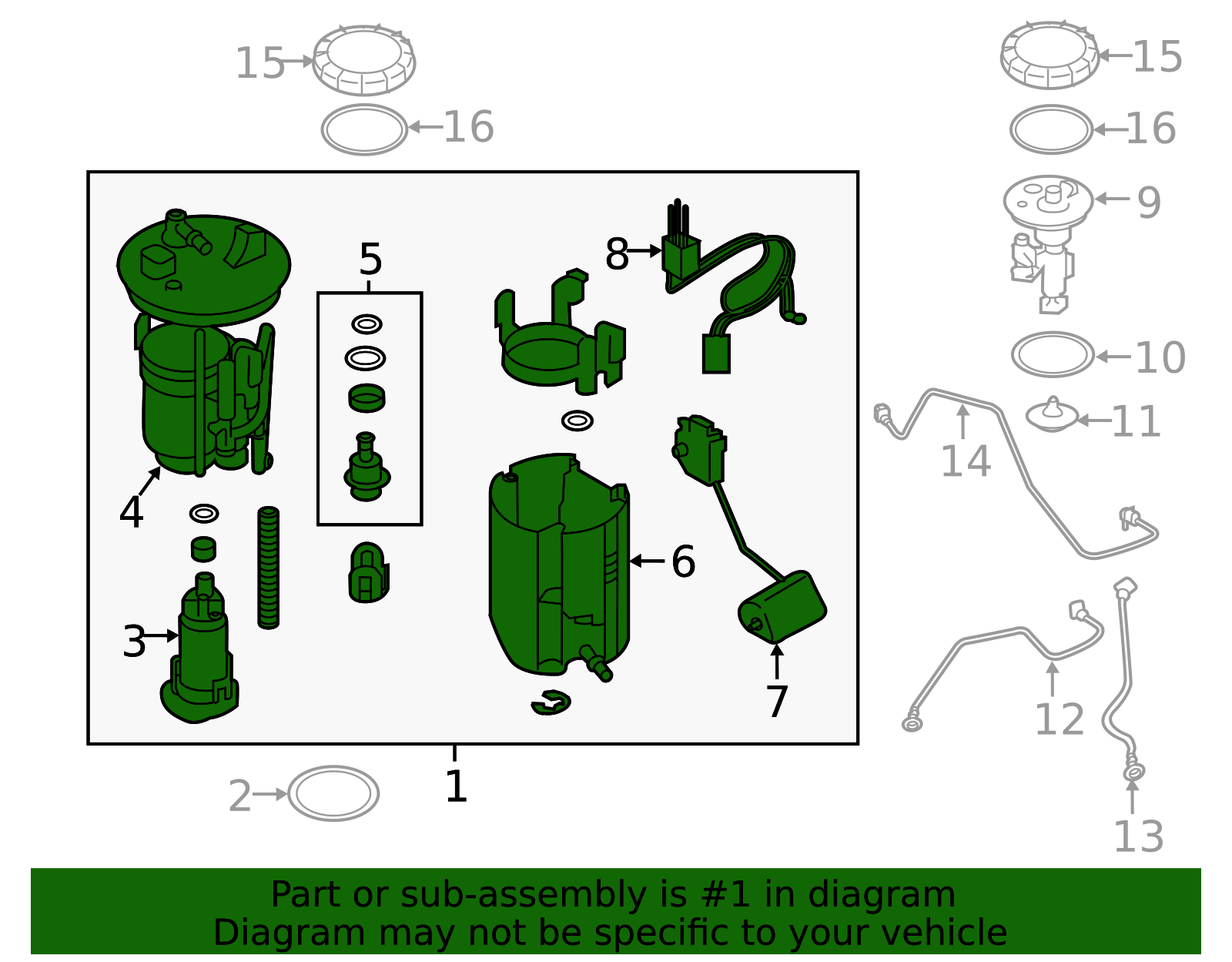42021FL040 - 2018-2024 Subaru - Fuel Pump Assembly | OEM Subaru Parts ...