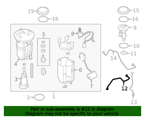42074FL520 - Feed Line - 2019-2024 Subaru Forester | Select Subaru Parts