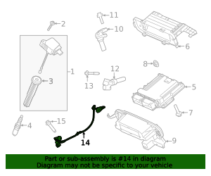 2021 Ford F-150 Knock Sensor ML3Z-12A699-B | TascaParts.com