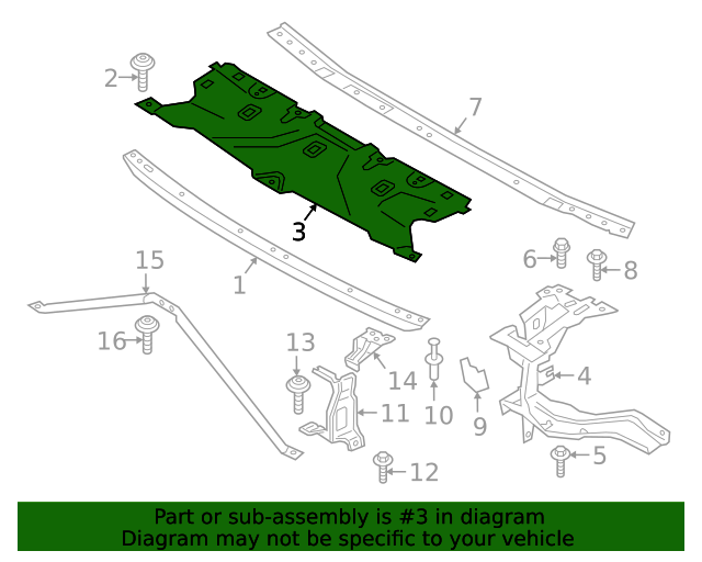 51647435938 - 2018-2024 BMW Cross-Member (51-64-7-435-938) | BMW of ...