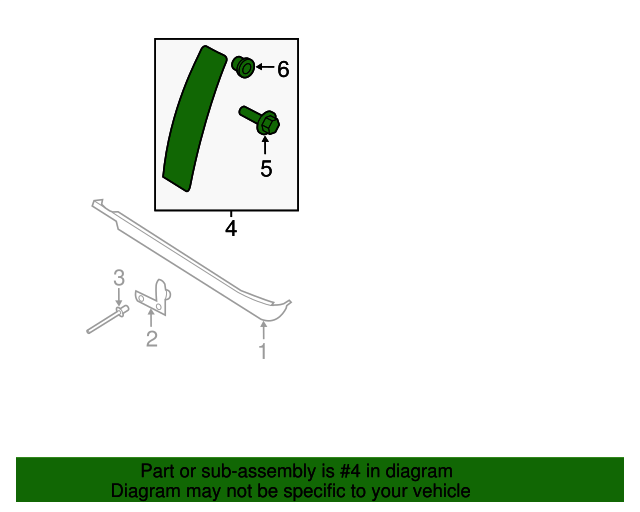 2015-2023 Ford Door Applique FL3Z-18291A08-AA | AutoNationParts.com