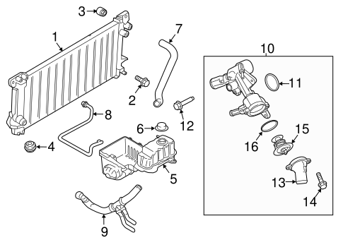 Radiator & Components for 2017 Ford Expedition | TascaParts.com