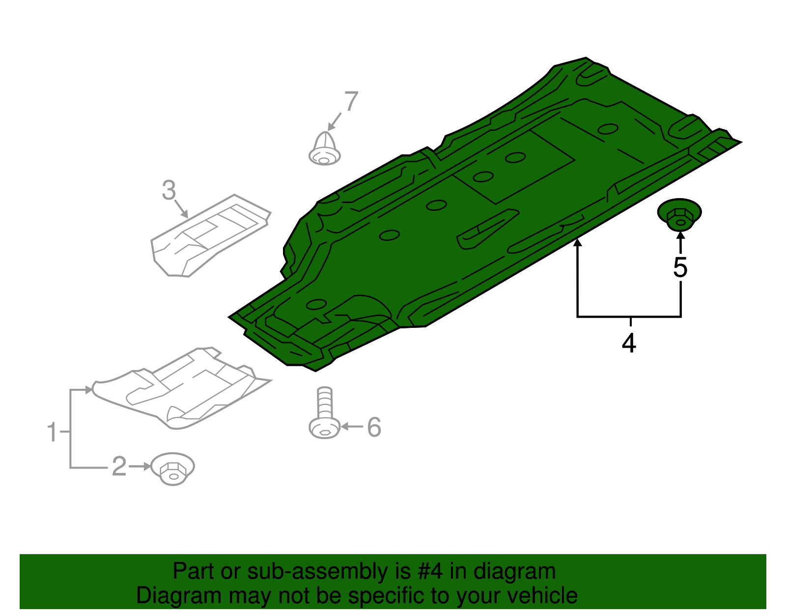 2017-2024 Audi Side Shield 8W0-825-207-C | OEM Parts Online