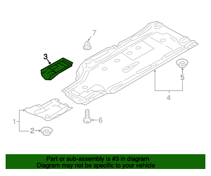 8W0-804-648 - Track Shield 2017-2024 Audi | Audi OEM Parts
