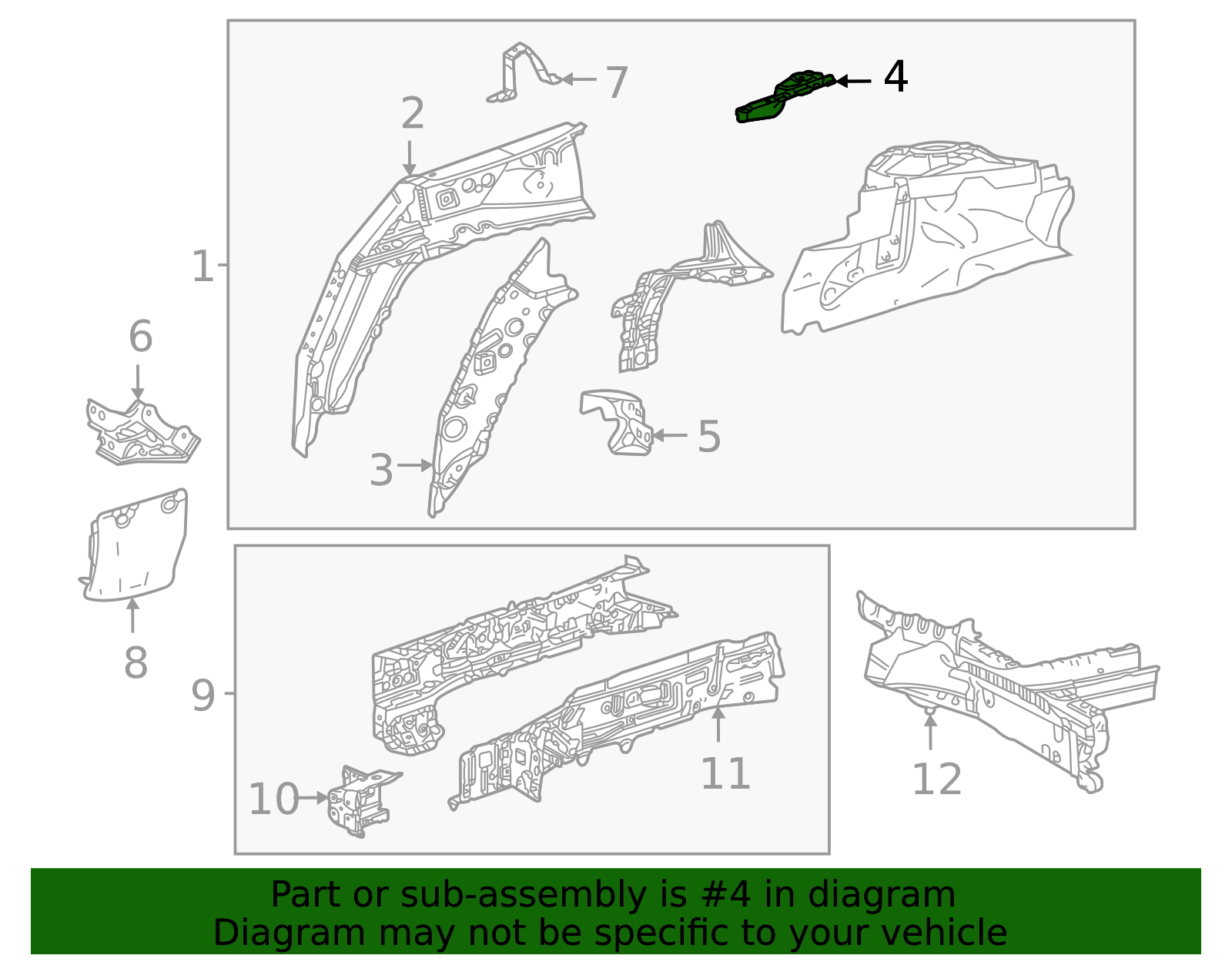 Genuine Toyota Rear Extension part# 53716-08020 for 2021-2024 Toyota ...