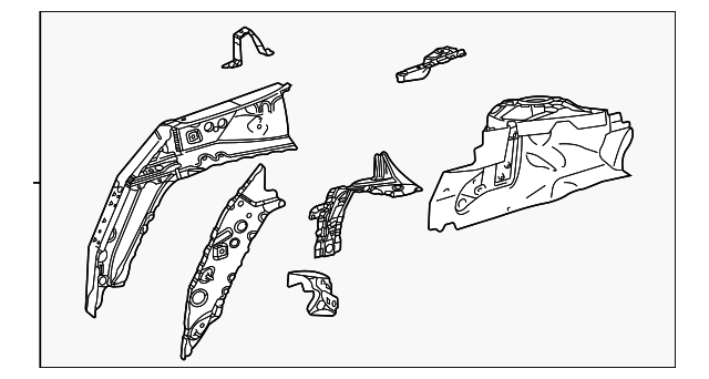 53702-08050 - Apron Assembly - 2021-2024 Toyota Sienna | OEM Genuine ...