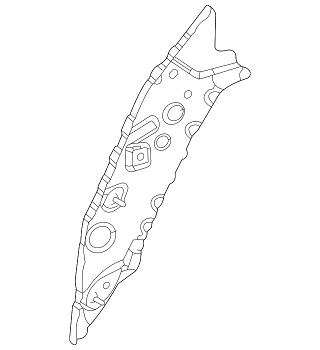 2021-2024 Toyota Sienna Upper Reinforced 53788-08010 | Toyota Parts Center