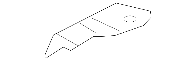 2017-2024 Cadillac XT5 Passenger Side Front Fender Bracket with Nut ...