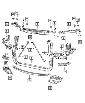 2014-2020 Jeep Grand Cherokee Closeout Panel 68144375AB | My Mopar Parts