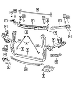 2014-2022 Jeep Headlamp Mounting Bracket 68223399AA | Mopar eStore