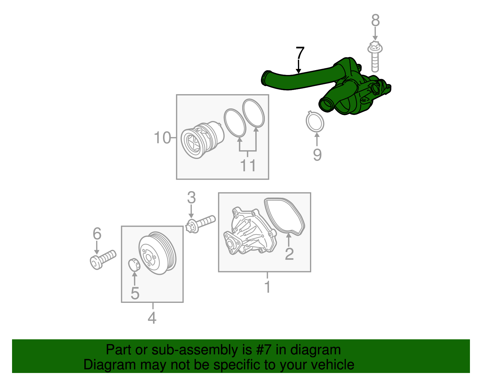 2010-2018 Porsche Thermostat Housing 948-106-080-02 | Sunset Porsche Parts