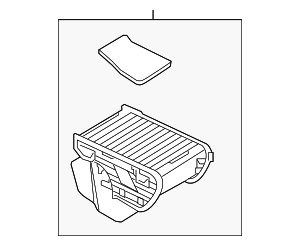Genuine OEM Cup Holder Part# LR096831 Fits 2015-2019 Land Rover ...