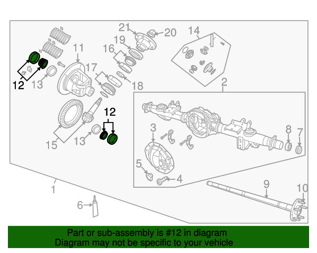 68454728AA - Drive Pinion Seal - 2019 Mopar | Mopar Parts Canada
