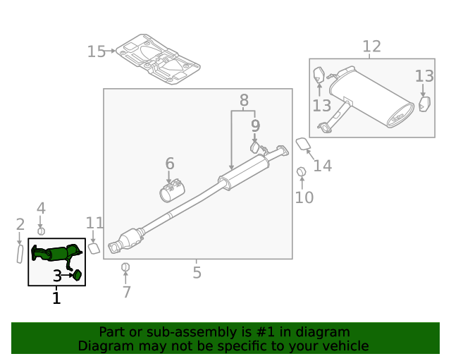 2016-2022 Kia Sportage Front Pipe 28610-D9730 | World Kia Parts