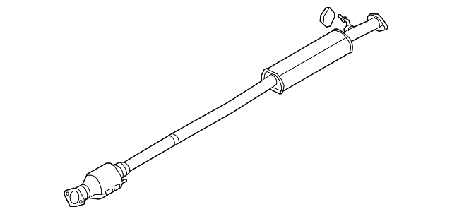 28710-D9740 - Exhaust Muffler 2016-2022 Kia Sportage | Kia.Parts Store