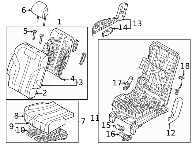 89270-T6000 - Seat Cushion Heater 2021-2024 Genesis GV80 | AutoNation Parts