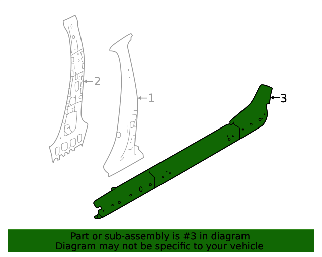 2021-2024 Nissan Altima Sill Reinforced G6425-9HEMA | Nissan Parts Plus