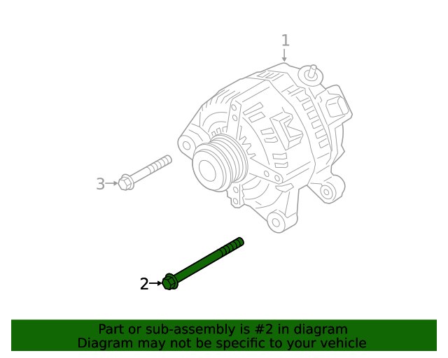 2006-2024 Hyundai Alternator Mount Bolt 37451-25000 | OEM Parts Online