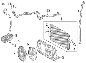 2010-2023 Mercedes-Benz A/C Receiver Drier 906-835-00-47-64 | MB OEM Parts