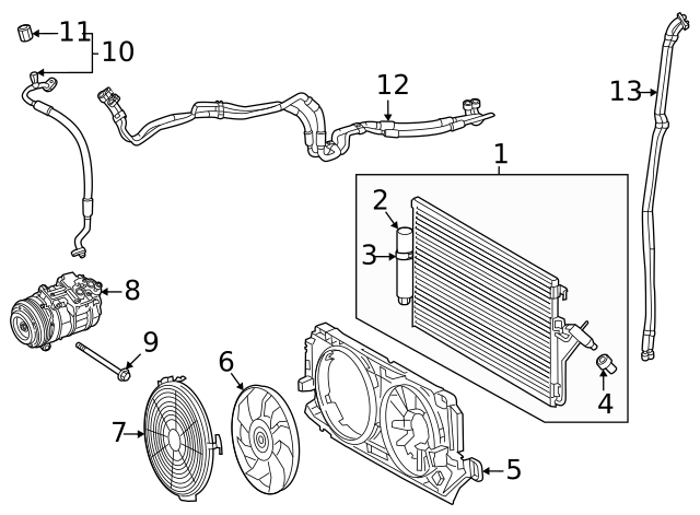 2016-2024 Mercedes-Benz Compressor Bolt 910143-008011-64 | Mercedes ...