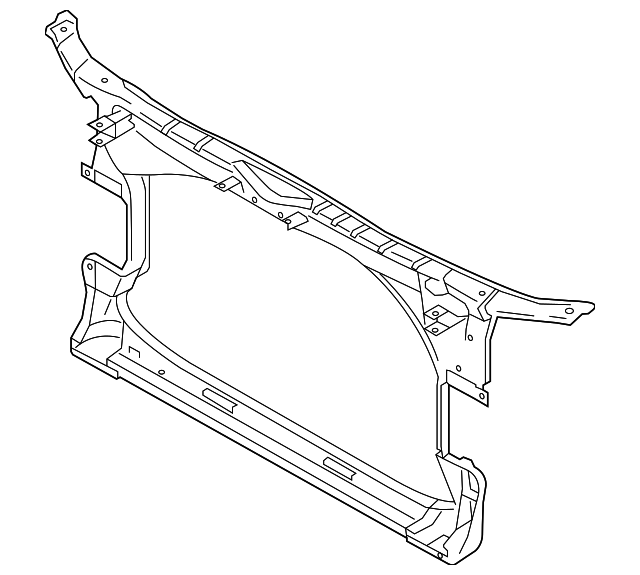 4G0-805-594-C - Radiator Support 2012-2018 Audi | Audi OEM Parts