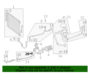 2014-2022 Mercedes-Benz A/C Line O-Ring 013-997-41-45-64 | MB Online Parts