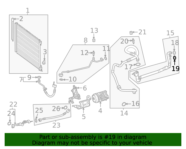020-997-76-45 - A/C Line O-Ring 2014-2022 Mercedes-Benz | Mercedes-Benz ...