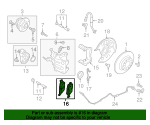 5Q0-698-451-AG - Disc Brake Pad Set 2018-2023 Audi | AutoNationParts.com