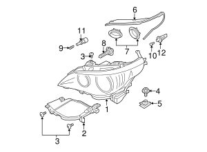 BMW OEM Socket Part# 63-12-7-187-952 | OEM Vehicle Parts