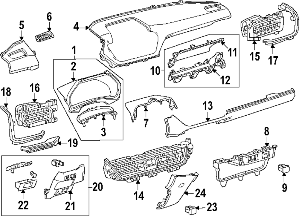2024-2025 Toyota Grand Highlander 2024 Toyota Grand Highlander - Dash ...